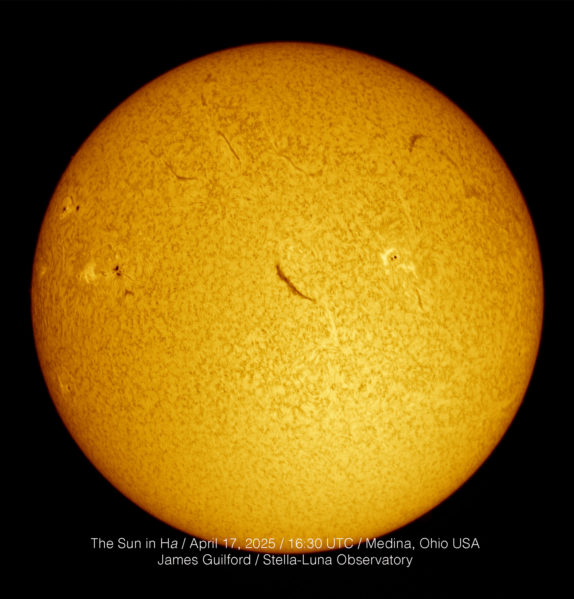 An April SolarQuest — Photobomb Included | Stella-Luna Observatory